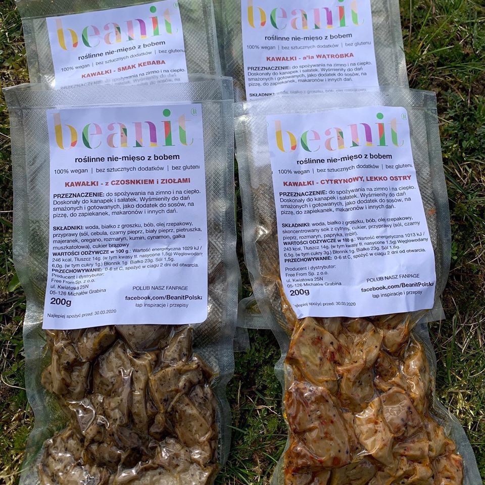Beanit – niemięso z białka grochu i bobu | Fundacja Viva! bloguje